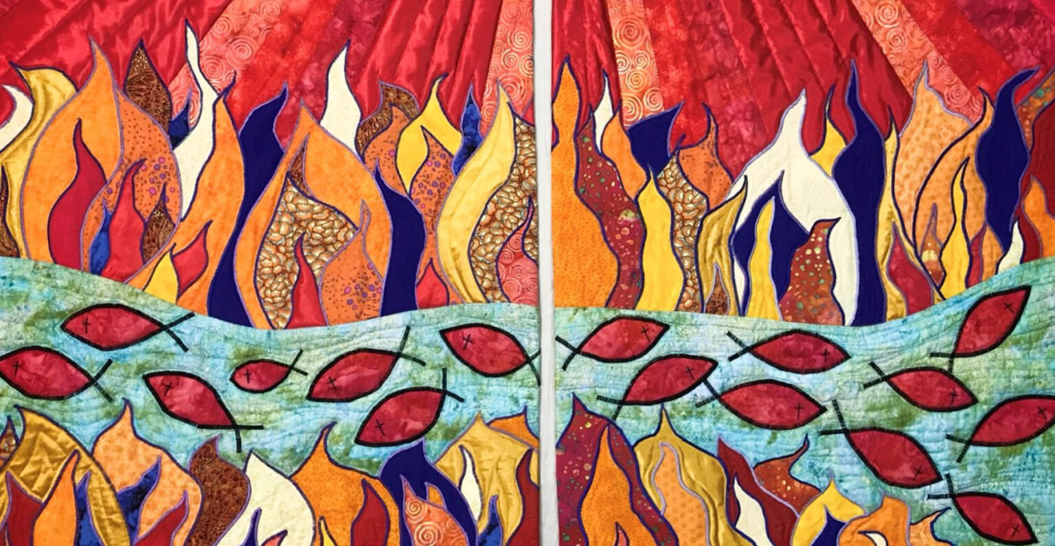 Inspired to go forth — the making of an altar frontal - Faith Tides