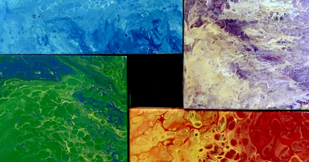 An artistic expression of liturgical colour - Faith Tides